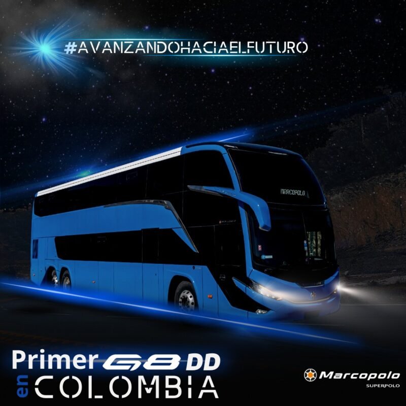 Primer Bus Marcopolo G8 en Colombia - Precio, Interior y más!